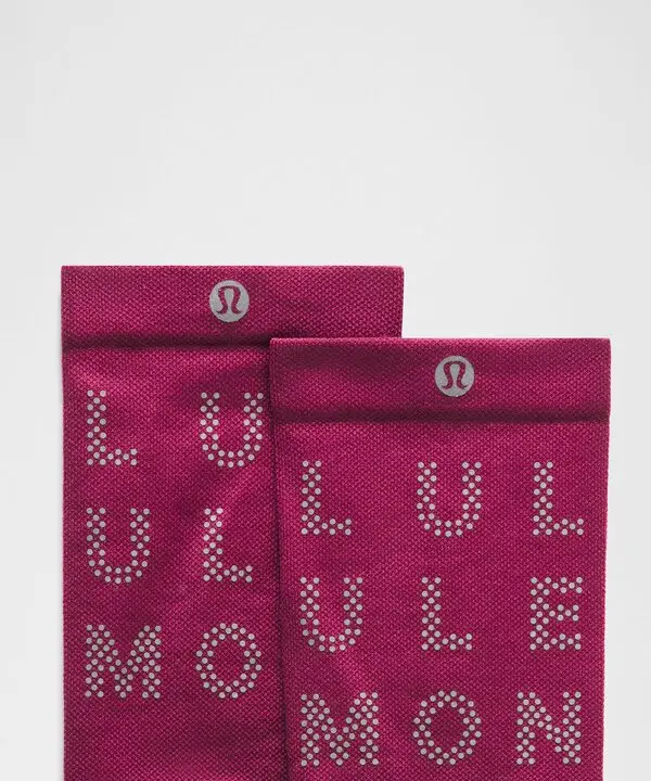 Lululemon Power Stride Crew Socks - Raspberry Rave