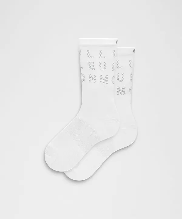 Lululemon Power Stride Crew Socks - White