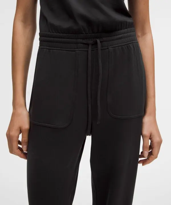 Lululemon Becalm Cinch-waist Jumpsuit - Black