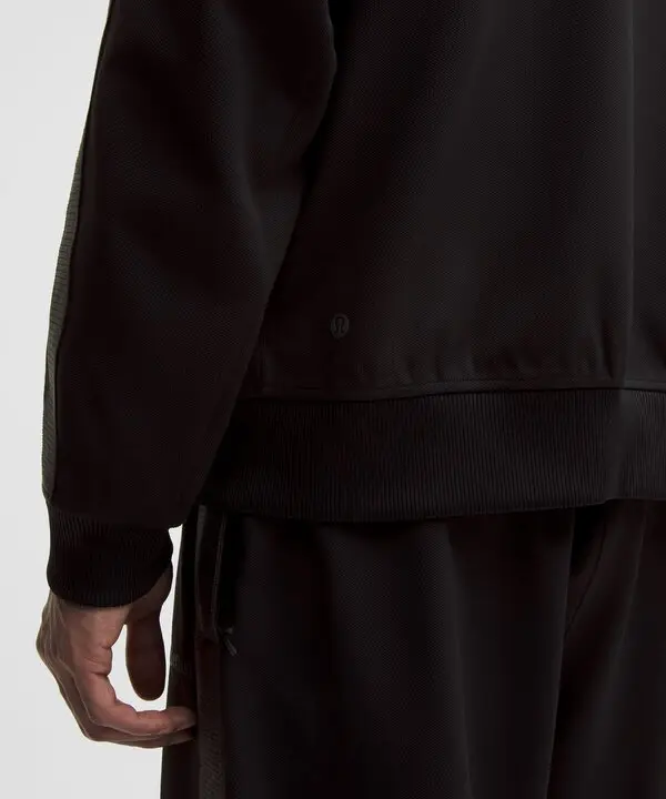 Lululemon Pique Relaxed-fit Track Jacket - Black