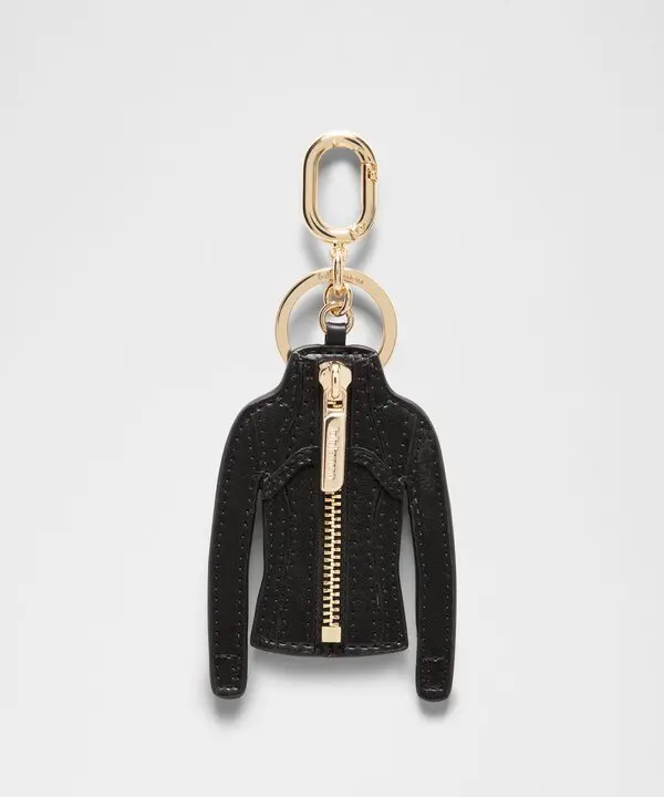 Lululemon Define Jacket Keychain - Black/gold