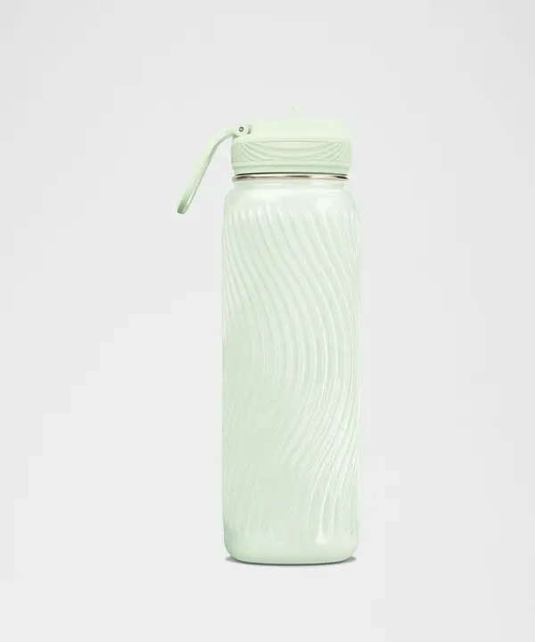Lululemon Back To Life Sport Bottle 24oz Straw Lid - Matcha Magic