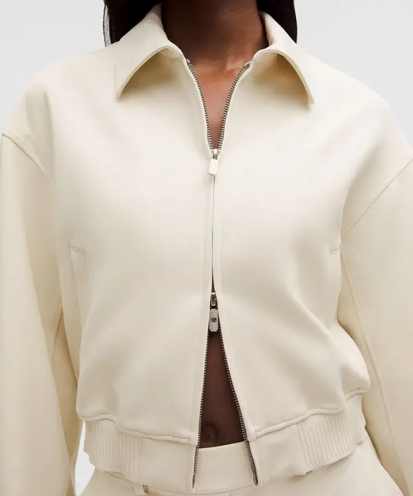 Lululemon Daydrift Bomber Jacket - Light Ivory