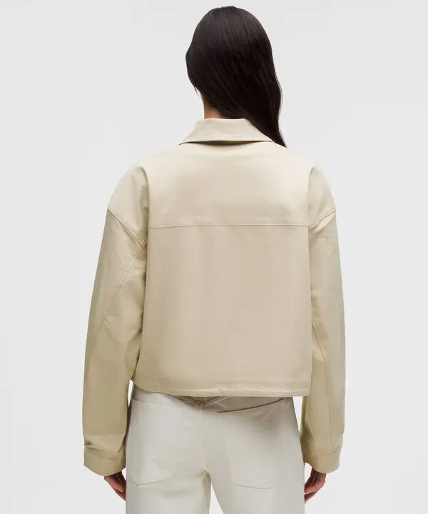 Lululemon Twill Collared Jacket - Trench