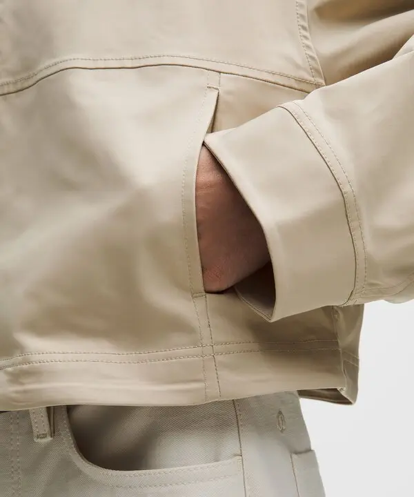 Lululemon Twill Collared Jacket - Trench