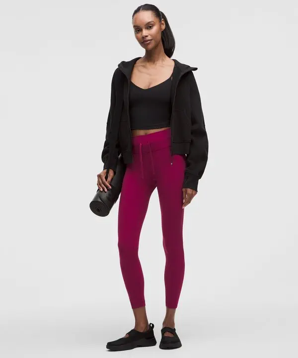 Lululemon Groove Drawcord High-rise Tight 25 - Raspberry Rave