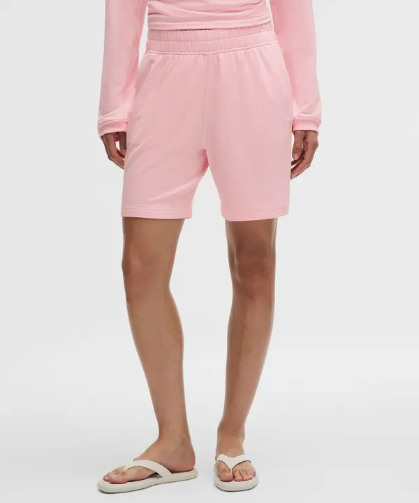 Lululemon Relaxed Fit Bermuda Shorts - Pink Pearl
