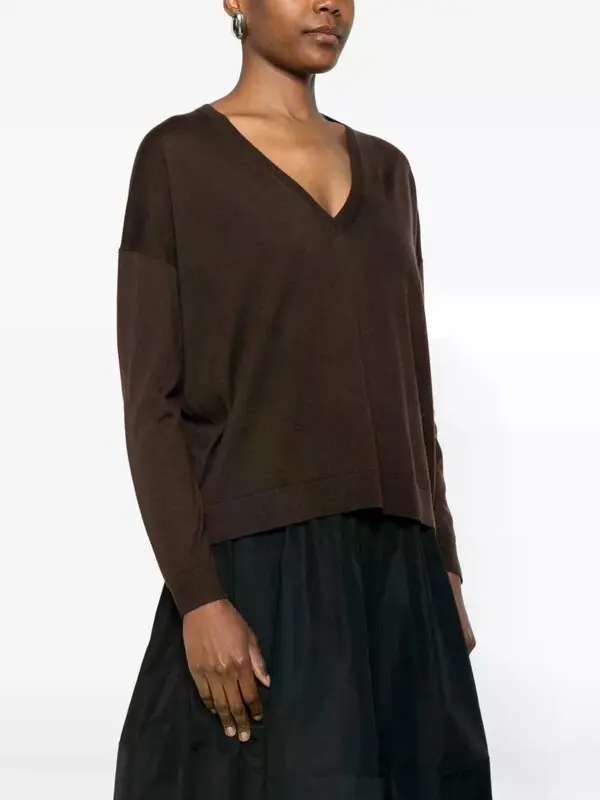 Co V-neck Long Sleeve Cashmere Sweater