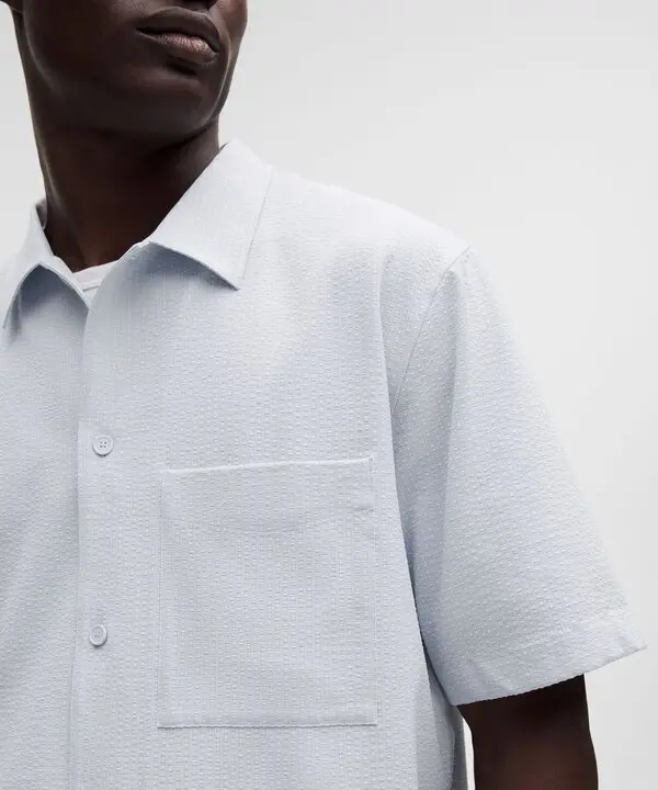 Lululemon Airing Easy Camp-collar Shirt - Starch Blue