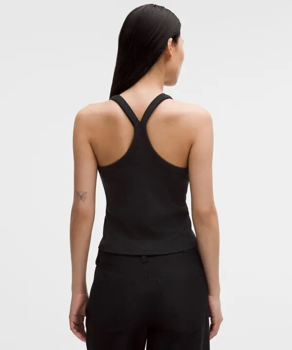 Lululemon Hold Tight Micro-rib Racerback Tank Top - Black