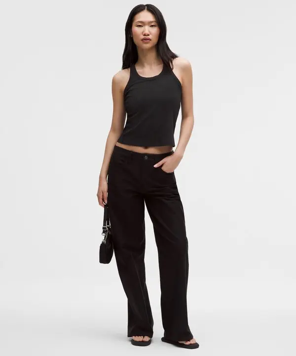 Lululemon Hold Tight Micro-rib Racerback Tank Top - Black