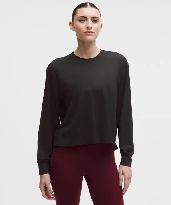 Lululemon All-sport Tie-back Long-sleeve Shirt - Black