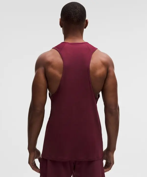 Lululemon Fast And Free Tank - Burgundy Bay