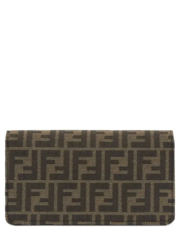 Fendi Baguette" Wallet - Brown