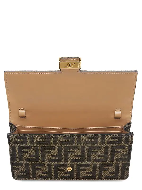 Fendi Baguette" Wallet - Brown