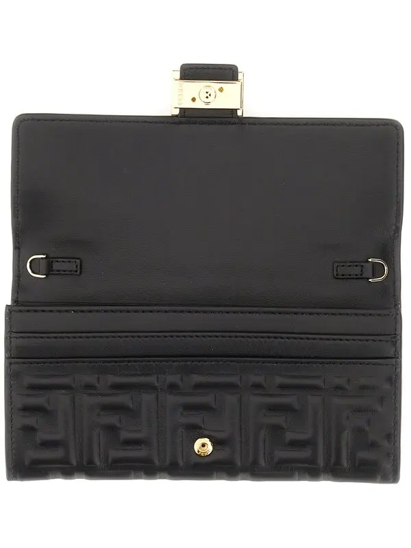 Fendi Continental "baguette" Wallet - Black