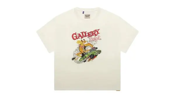 GALLERY DEPT. Rally Tee Shirt - Light Archival White