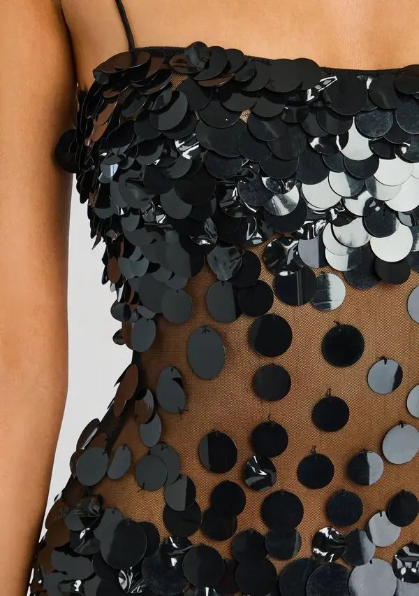 Retrofete Mischa Sequin Dress - Black