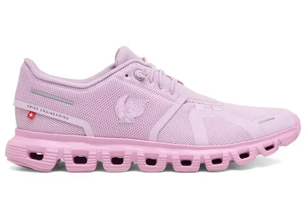 On Running Cloud 6 Sky High Farm Goodsin Sneakers - Aster/begonia