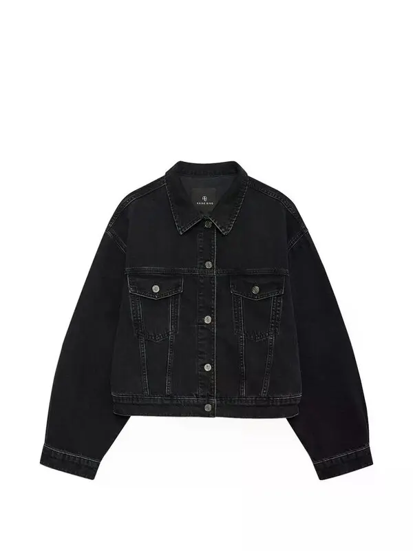 ANINE BING Quincy Button-up Jacket - Black