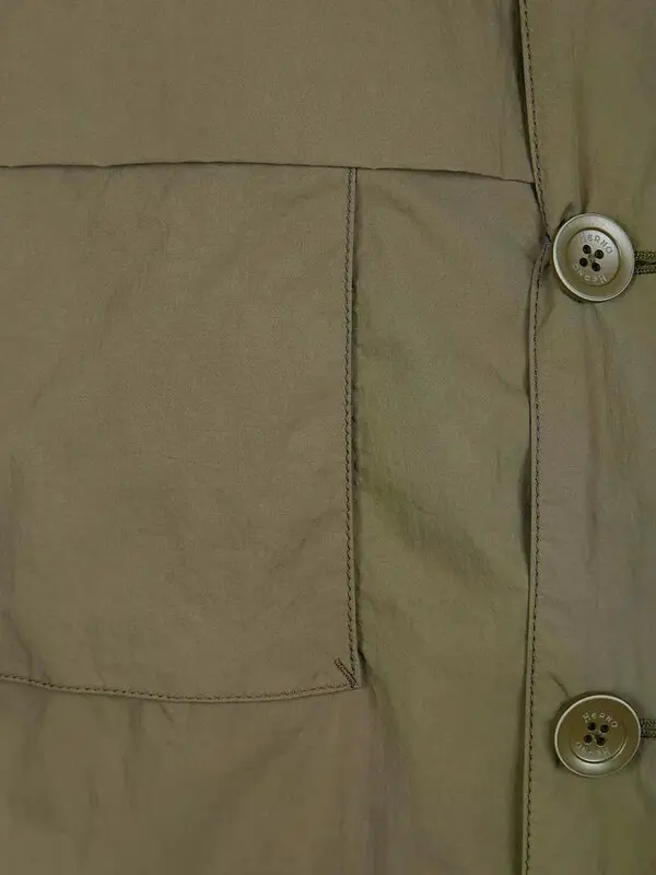 Herno Buttoned Jacket With Pockets - Green
