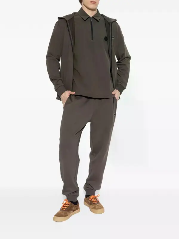 Moncler Zip-up Hoodie - Brown