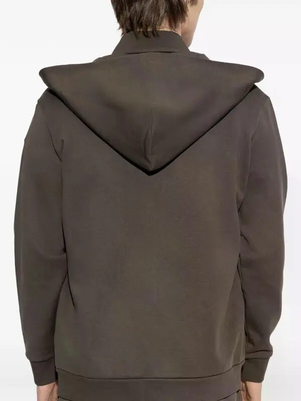 Moncler Zip-up Hoodie - Brown