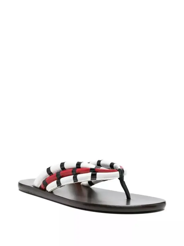 JUDE Striped Strap Sandals