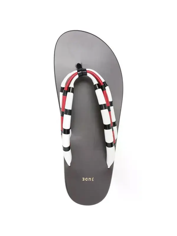 JUDE Striped Strap Sandals