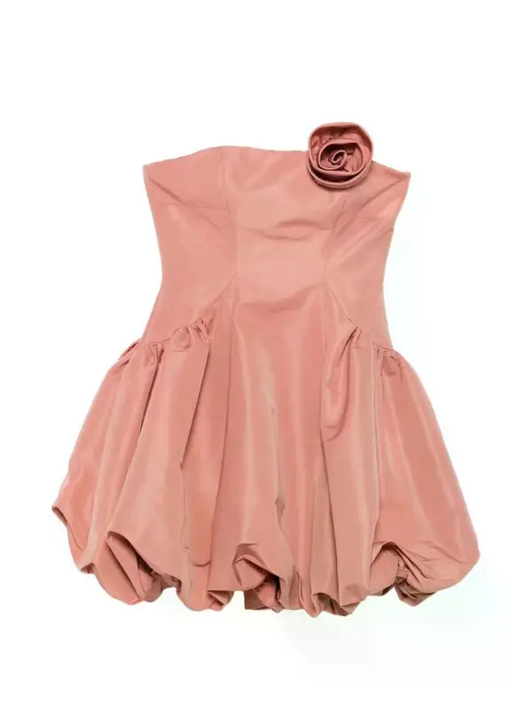 Cult Gaia Floral Bubble Mini Dress