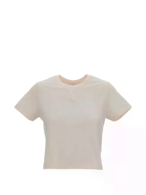 Maison Kitsuné Embroidered T-shirt - Pink