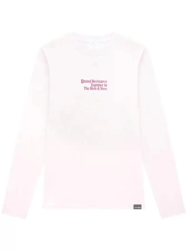 COURREGES Logo-appliqué Sweatshirt