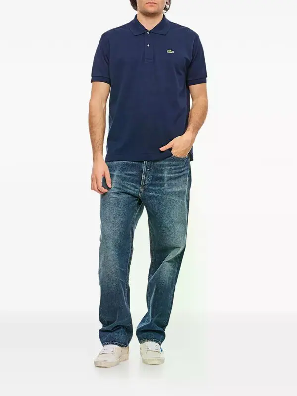 Lacoste Embroidered-logo Polo Shirt - Blue