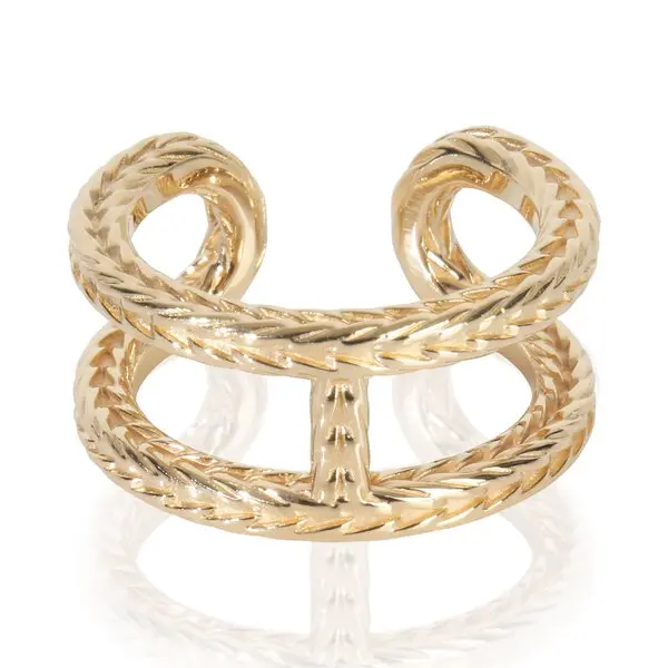 Hermès Yellow Gold Chaine D'ancre Danae Ring - Yellow_gold