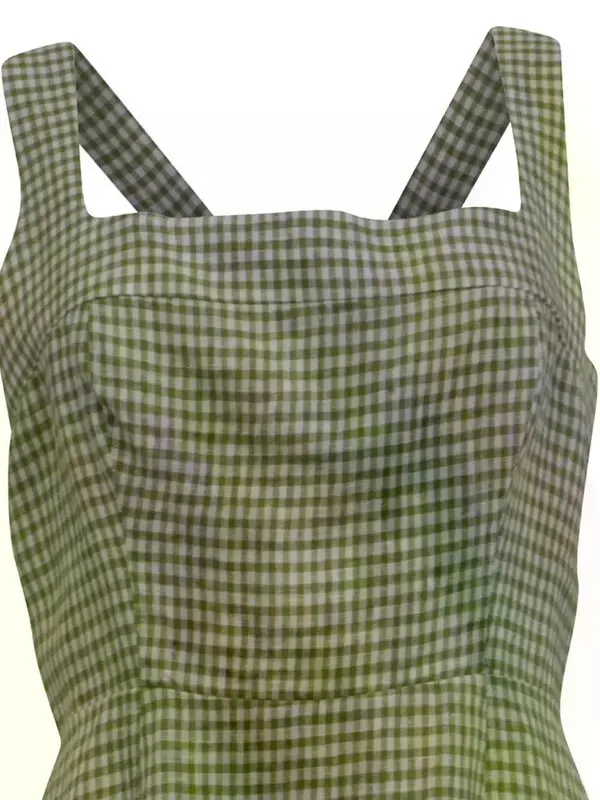 REFORMATION Celosia Gingham-check Mini Dress