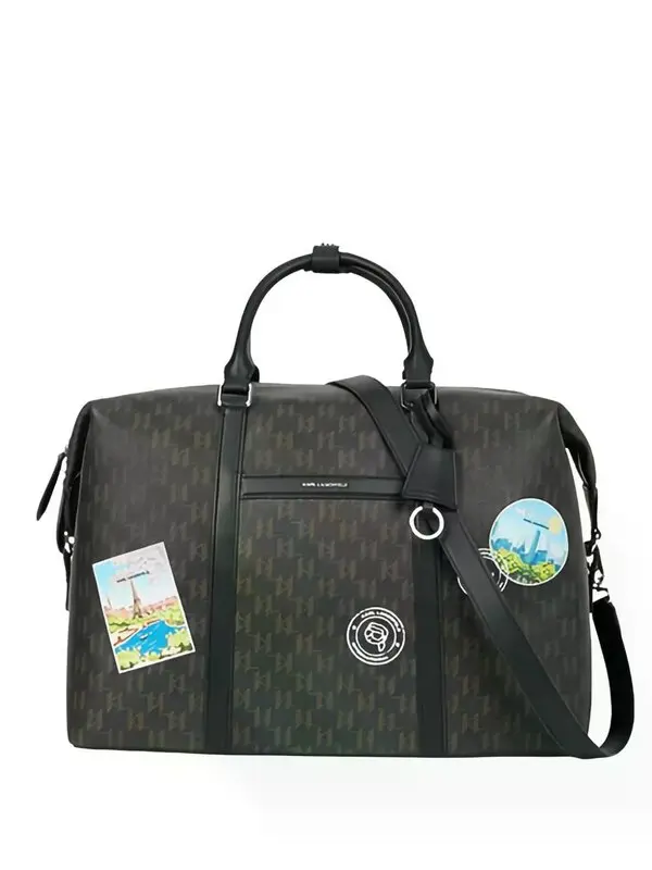 Karl Lagerfeld Monogram Ikon Holdall - Brown