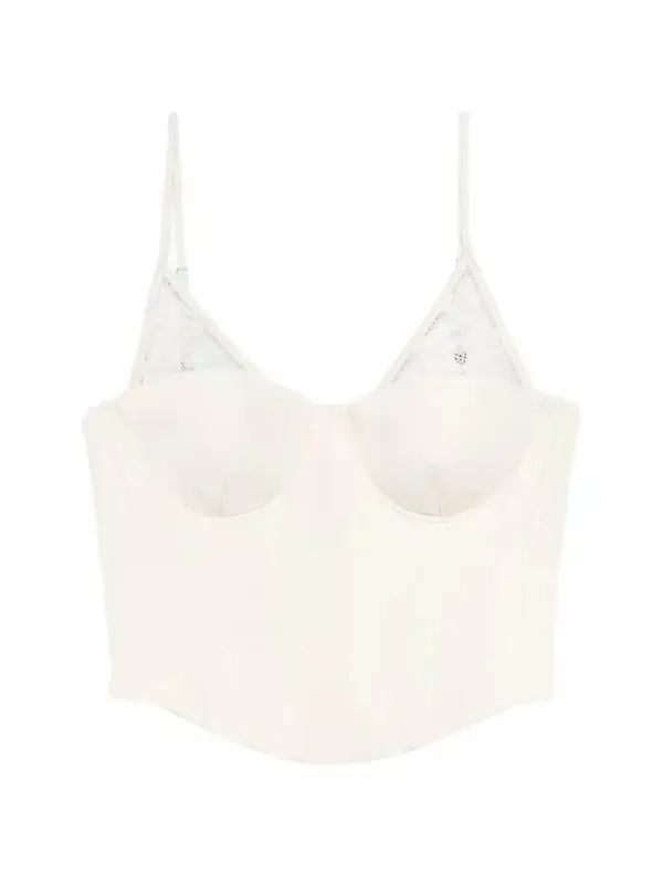 Patrizia Pepe Bustier Top - Neutrals
