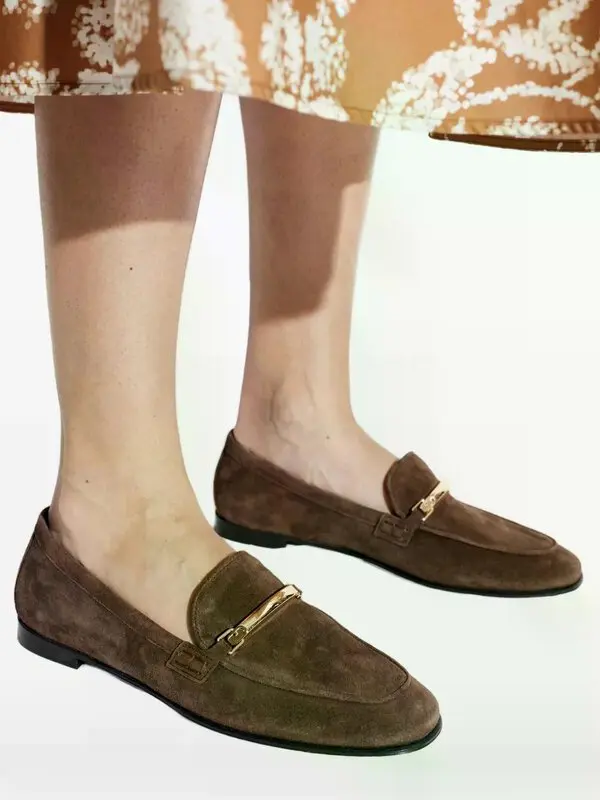 Furla Metal Bar Loafers
