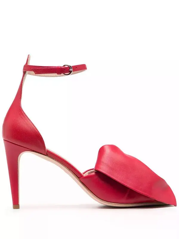 Red Valentino Bow-detail Pumps - Red