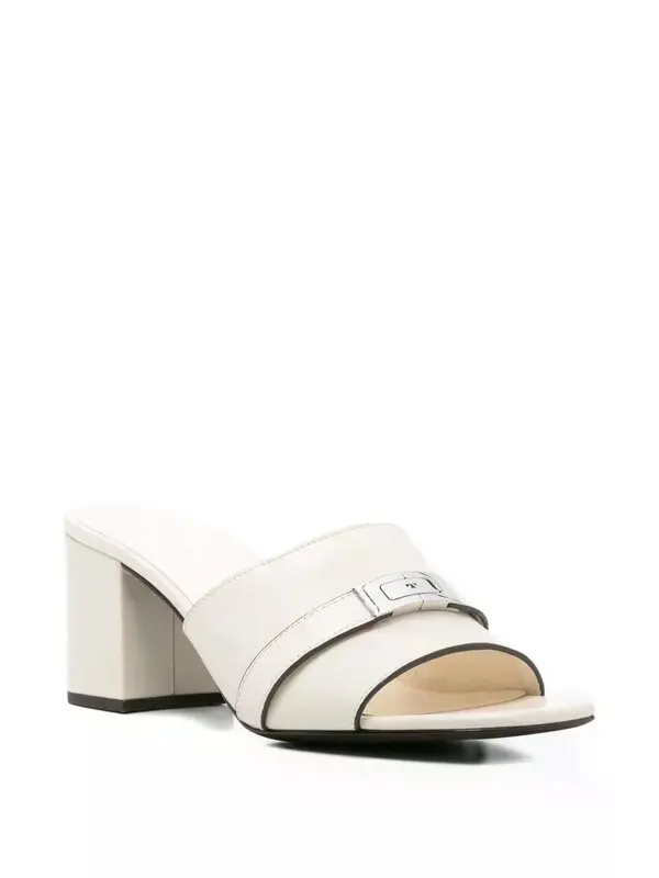 Tory Burch Leelee Leather Block Heel Mules