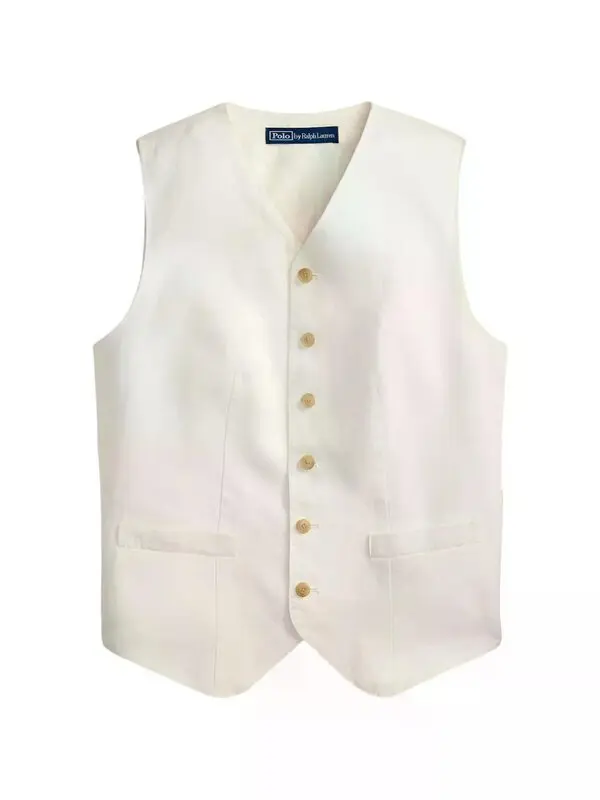 Polo Ralph Lauren Linen V-neck Waistcoat