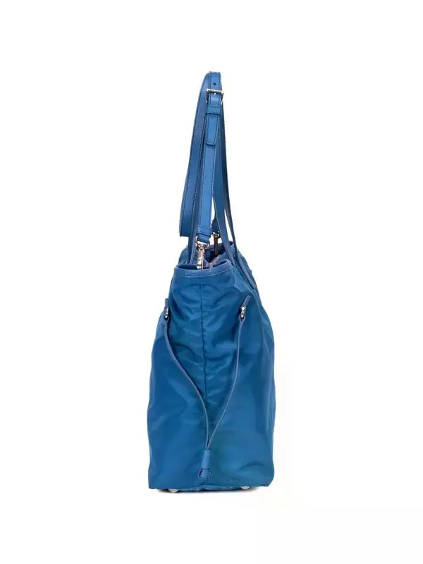 Prada Drawstring Leather Tote Bag