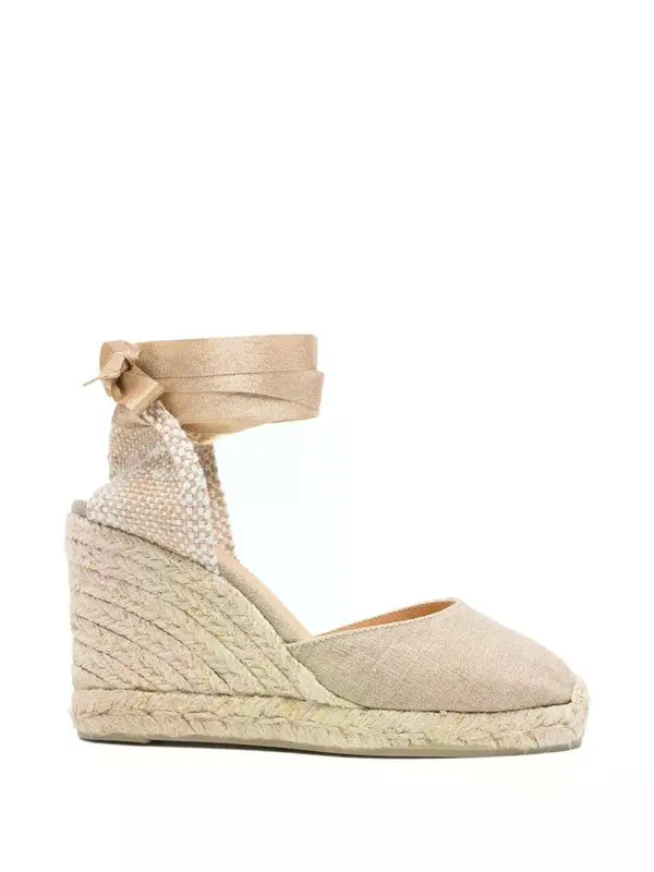 CastaÑer Carina Tie-fastening Wedge Espadrilles