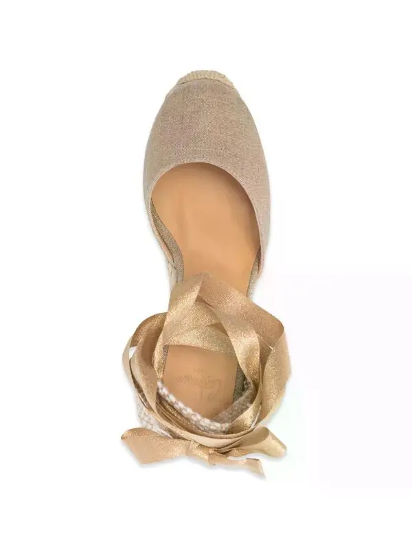 CastaÑer Carina Tie-fastening Wedge Espadrilles