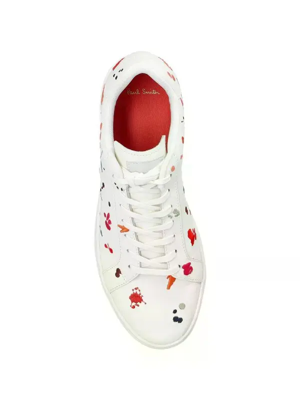 Paul Smith Floral Leather Sneakers