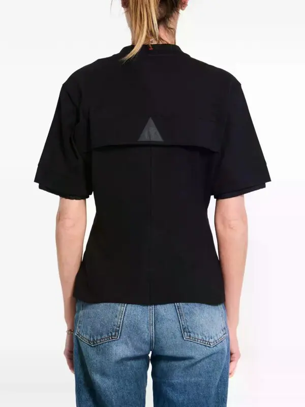 Moncler Logo-patch T-shirt - Black