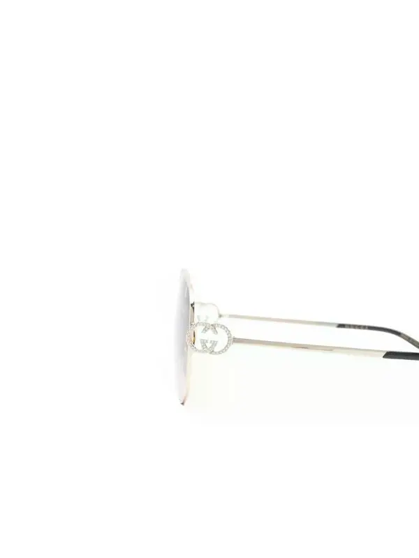 Gucci Gg Logo Round Sunglasses