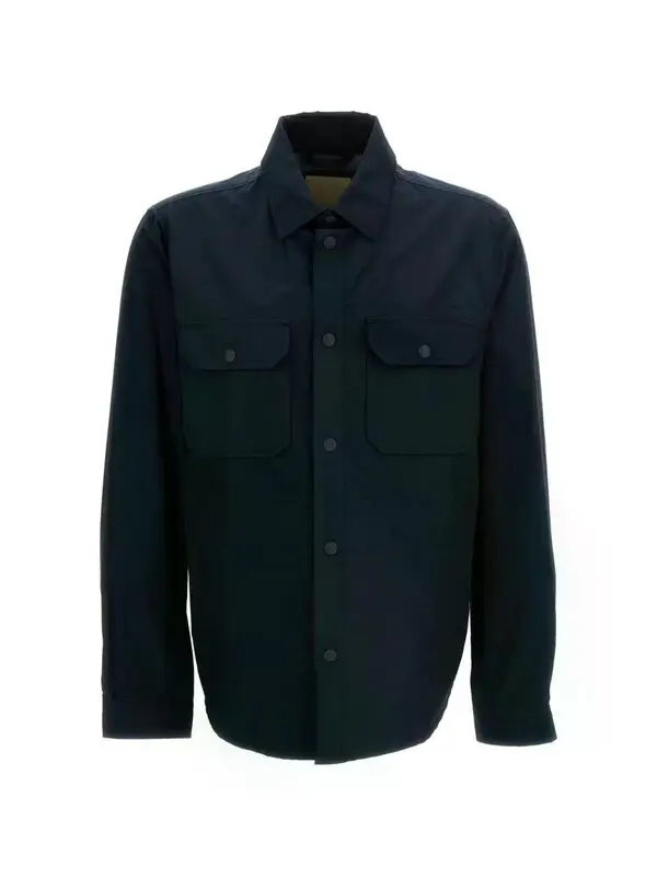 Woolrich Flap-pocket Collar Jacket - Blue