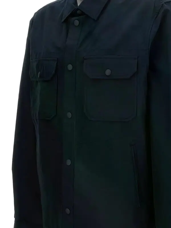 Woolrich Flap-pocket Collar Jacket - Blue