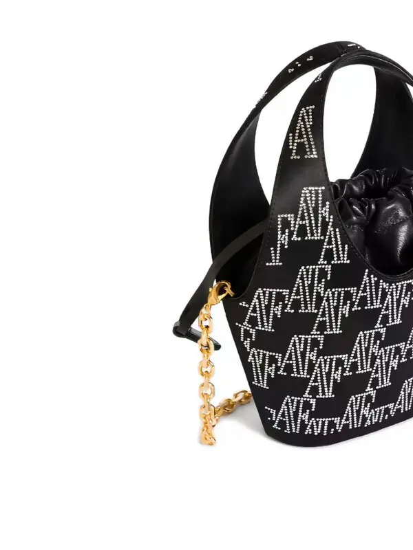 Alberta Ferretti Monogram-pattern Beaded Bag